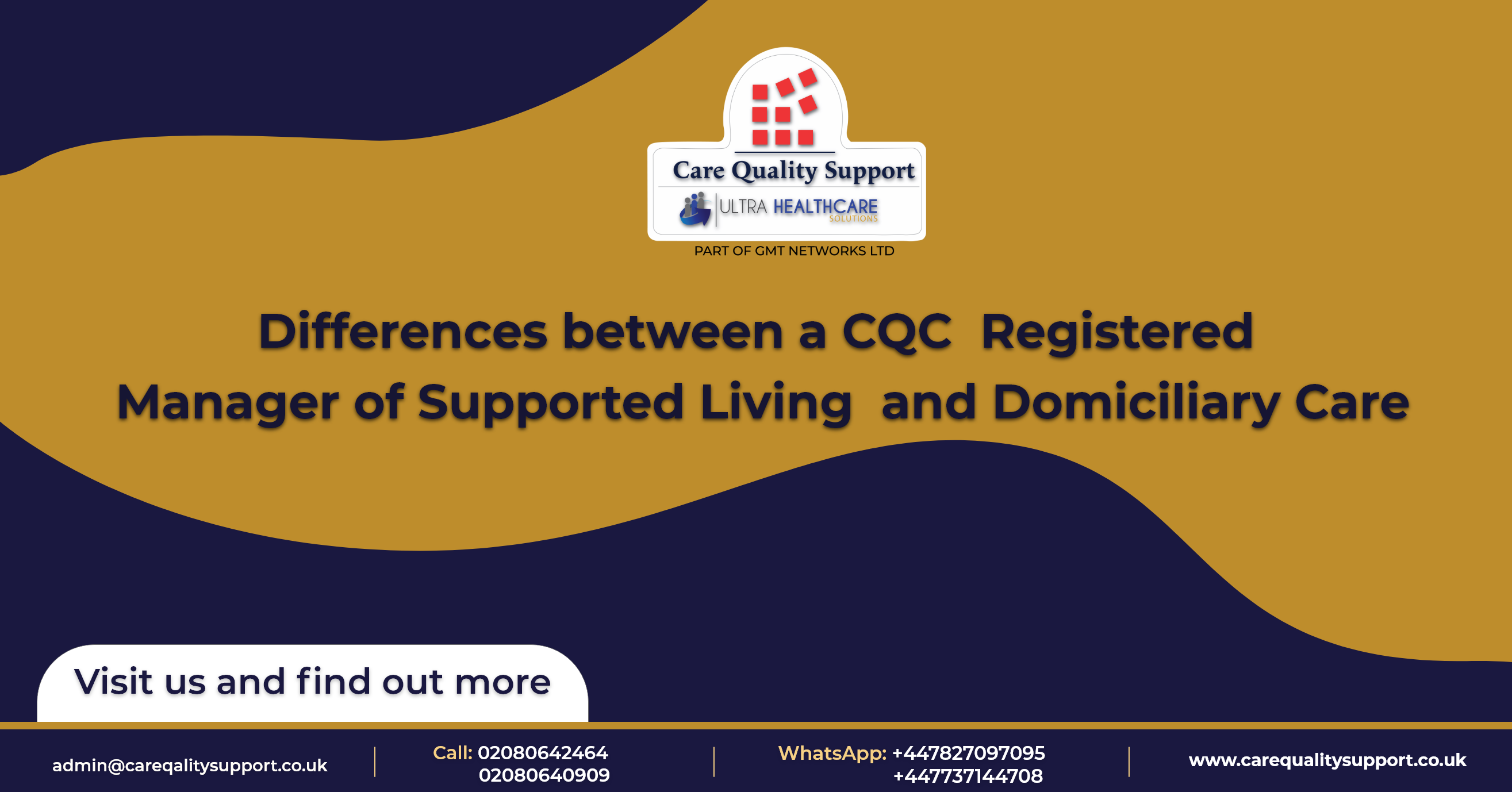 Differences between a CQC Registered Manager of Supported Living and ...